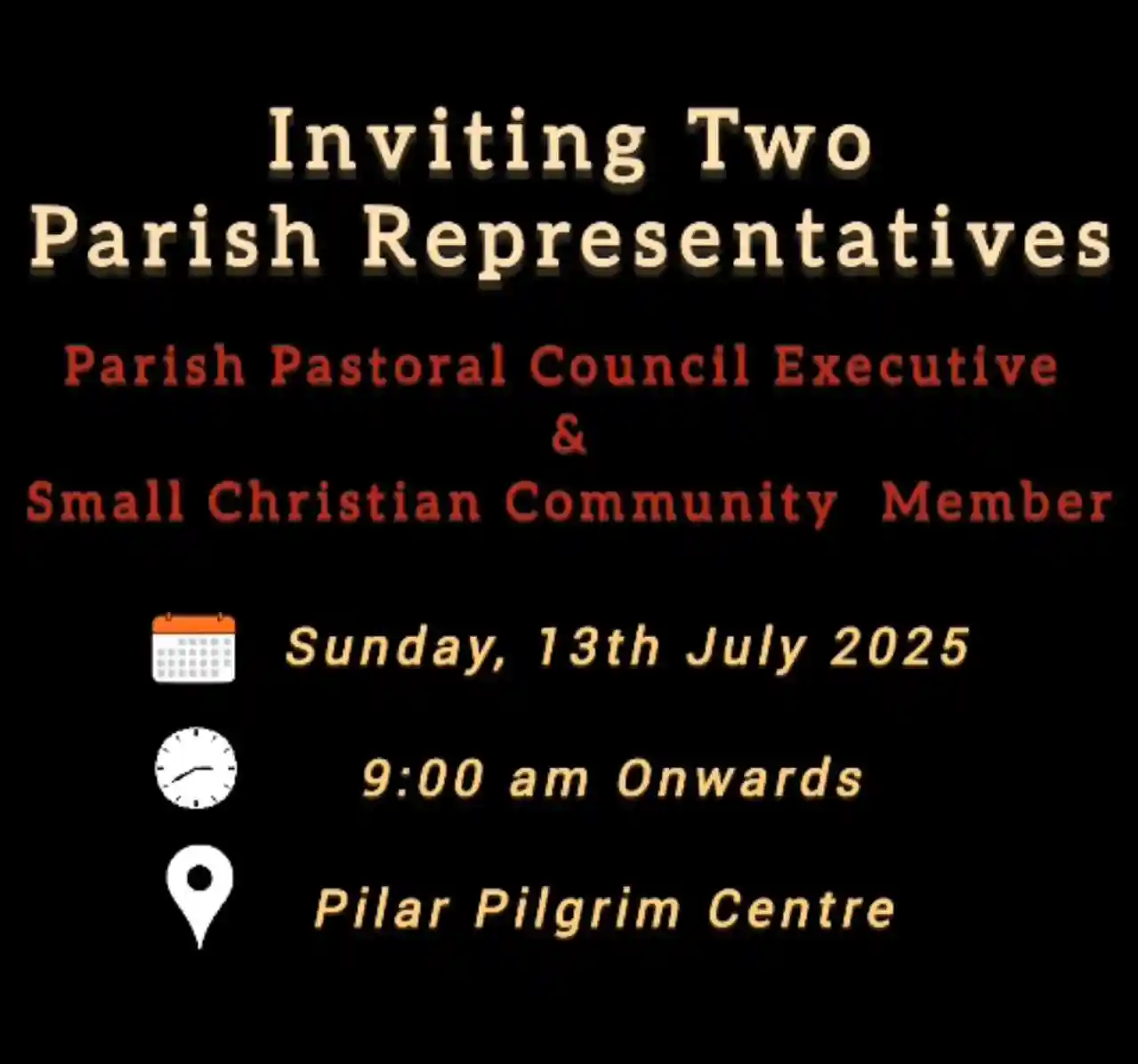 Jubilee Celebrations ExPPC & SCC - 2025 - Holy Trinity Church